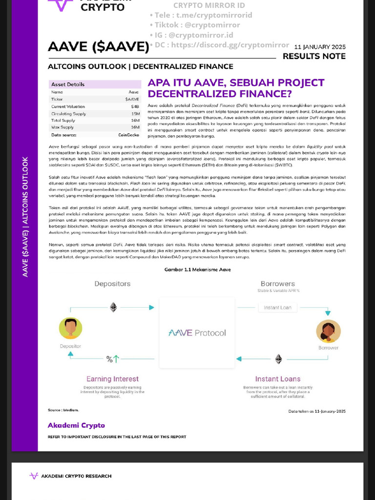 AAVE: Pros and Cons Explained | PDF