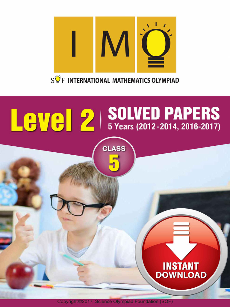 4.3 Class 5 IMO Level 2 2012-18 | PDF