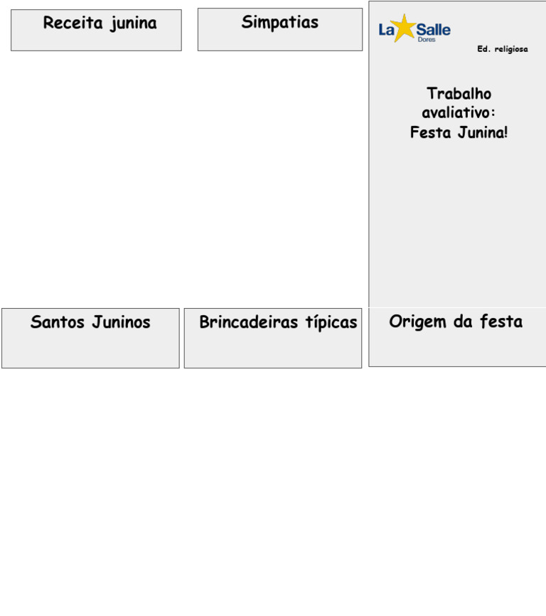 Folder Trabalho Avaliativo Festa Junina 2ºtri | PDF