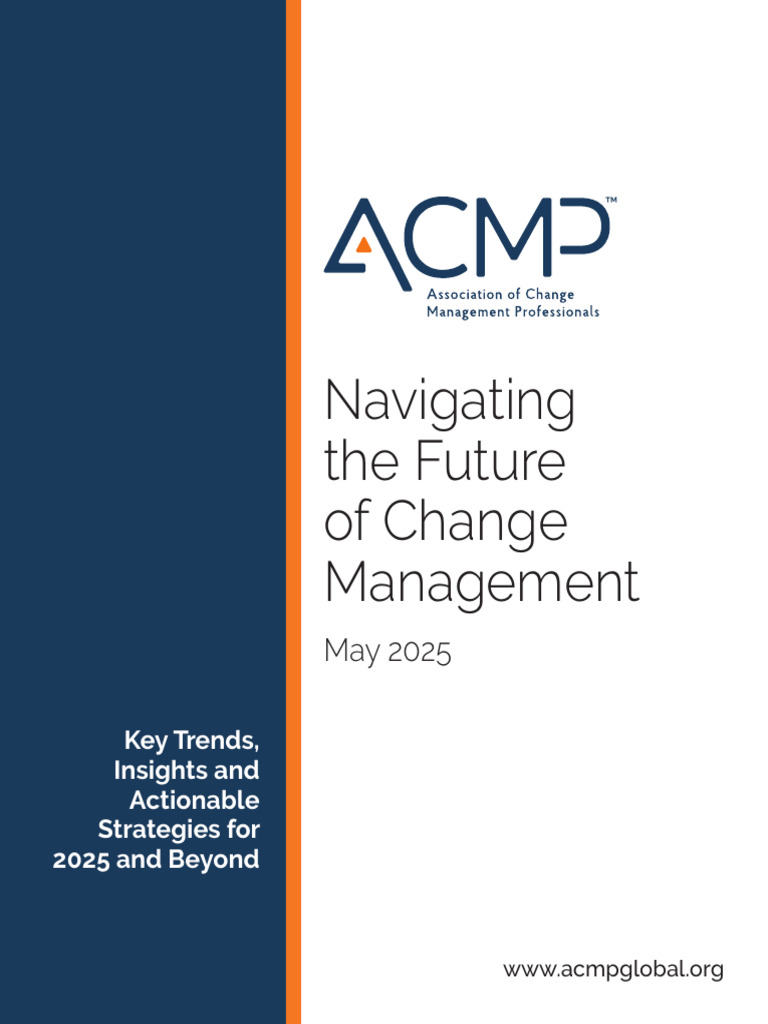 Future Trends in Change Management 2025 | PDF | Change Management ...