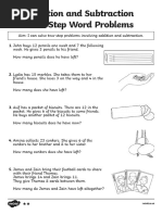 Grade 1 Math Word Problems | PDF