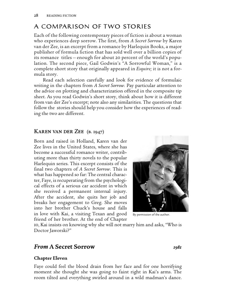 Exploring Women's Sorrow in Fiction | PDF