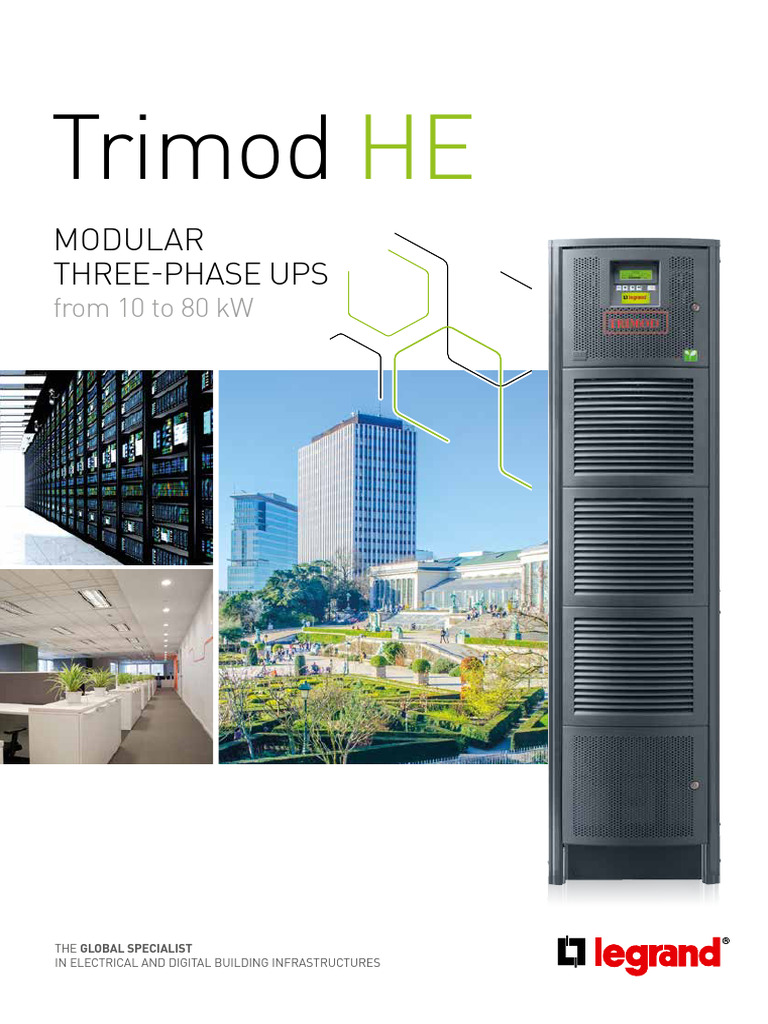 Trimod HE: Efficient Modular UPS Solutions | PDF | Corporate Social ...