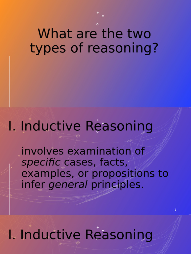 Types of Reasoning | PDF