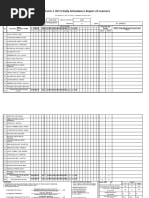 Sunday School Attendance Sheet Template | PDF | Bible