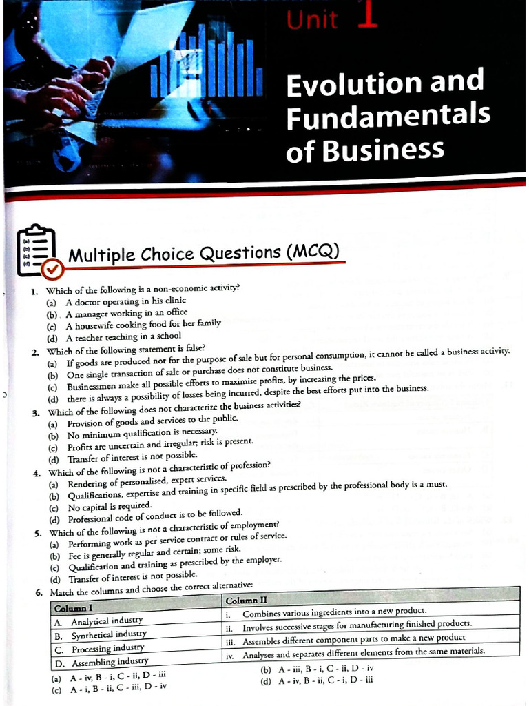 CH 1 BST Practice Ques | PDF