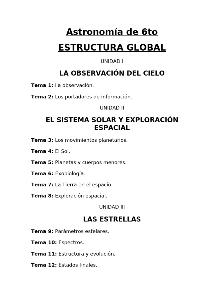 Astronomía de 6to Plan Fines | PDF