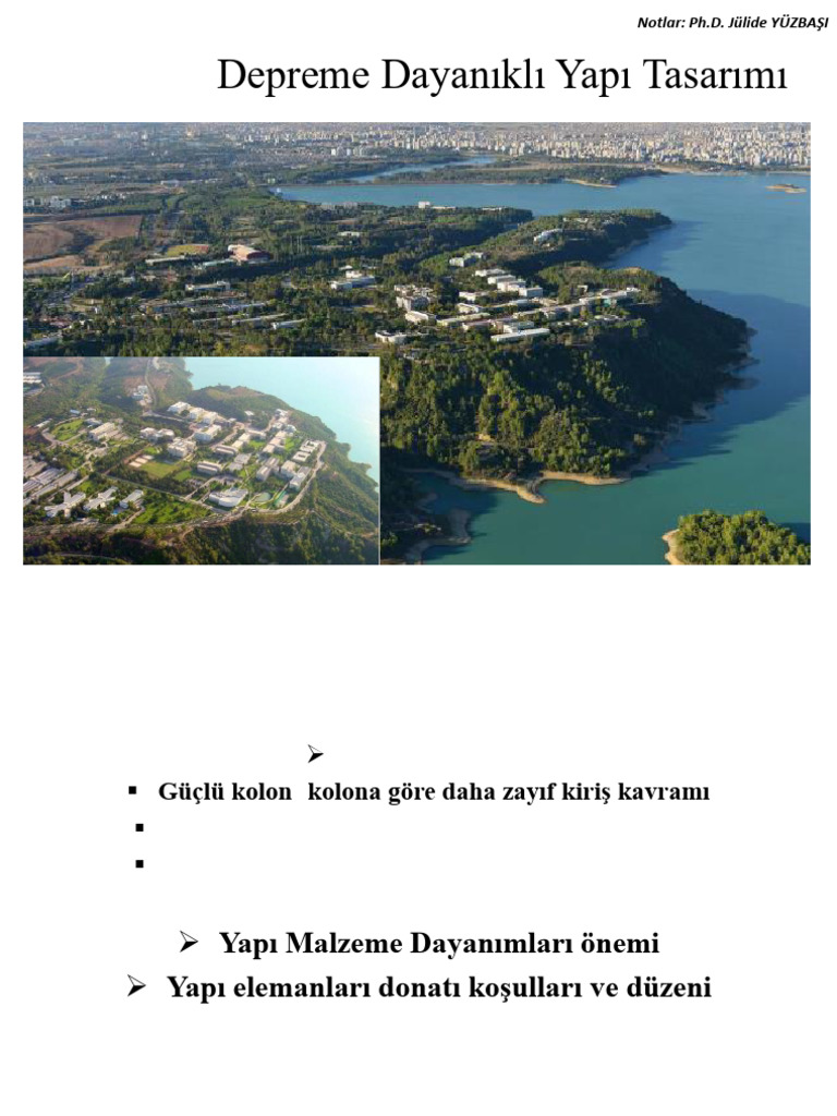 Depreme Dayanikli Yapi Tasarimi Dokuman2 | PDF