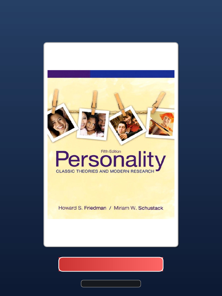 Personality Classic Theories and Modern Research 5th Edition by ...