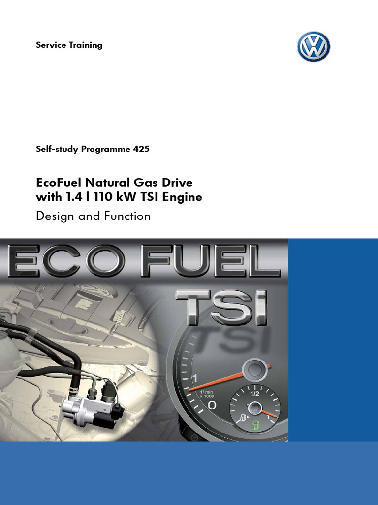SSP425 EcoFuel Natural Gas Drive With 1 4 L 110 KW TSI Engine | PDF ...