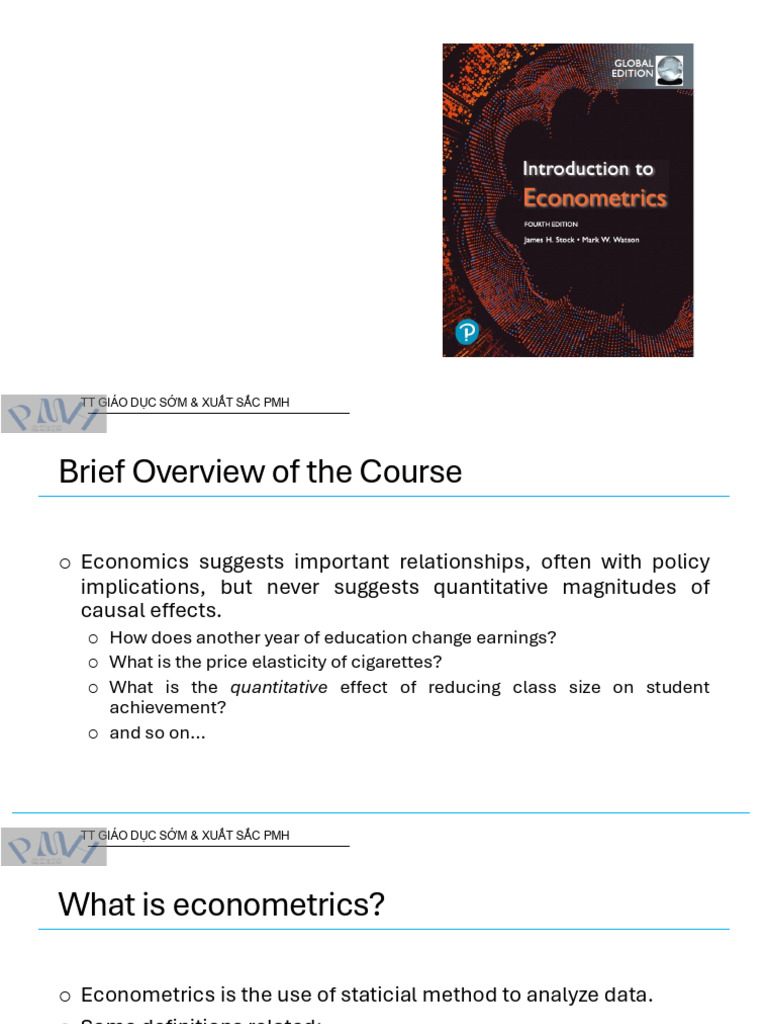 Chap 1 Economic Questions and Data | PDF | Econometrics | Macroeconomics