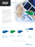 Acapella Protocol | PDF | Exhalation | Breathing