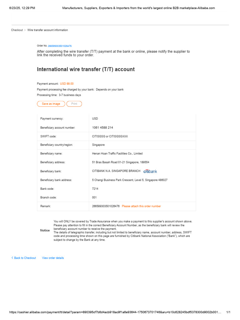 Invoice For Traffic Light Samples | PDF | Wire Transfer | Banks
