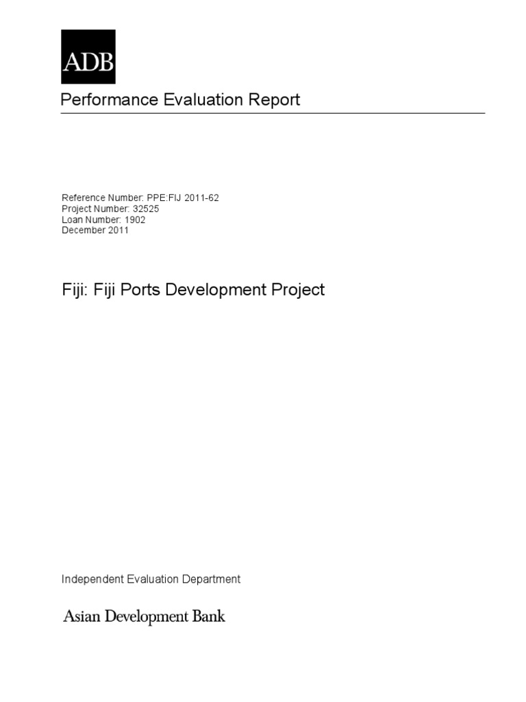 Fiji Ports Development Project | PDF | Asian Development Bank | Fiji