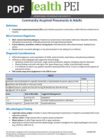 ANMC Guidelines for Adult CAP Treatment | PDF | Pneumonia | Medical ...