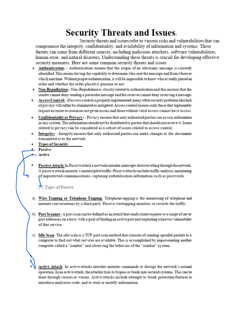 Understanding Passive Eavesdropping Attacks | PDF | Denial Of Service ...