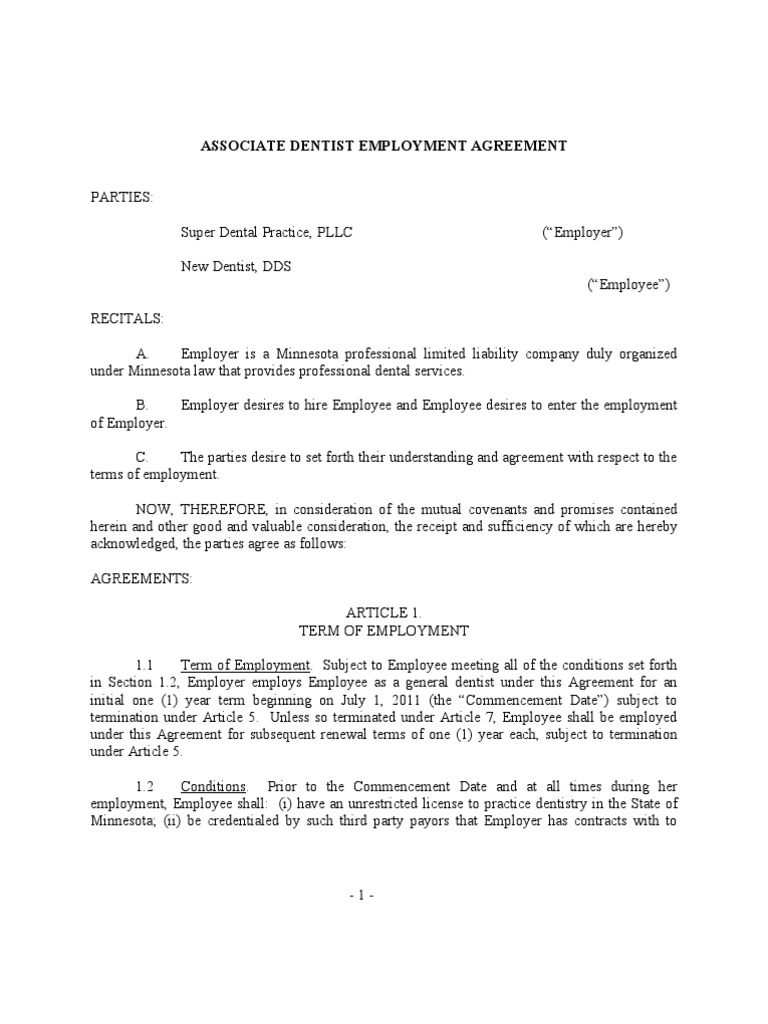 Associate Contract | PDF | Employee Benefits | Employment