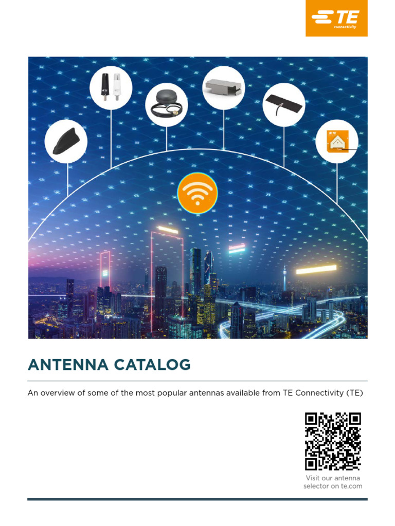 Te Connectivity Antenna Catalog | PDF | Ultra High Frequency | Antenna ...