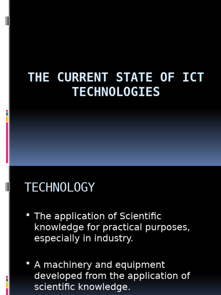 The Current State of Ict | PDF