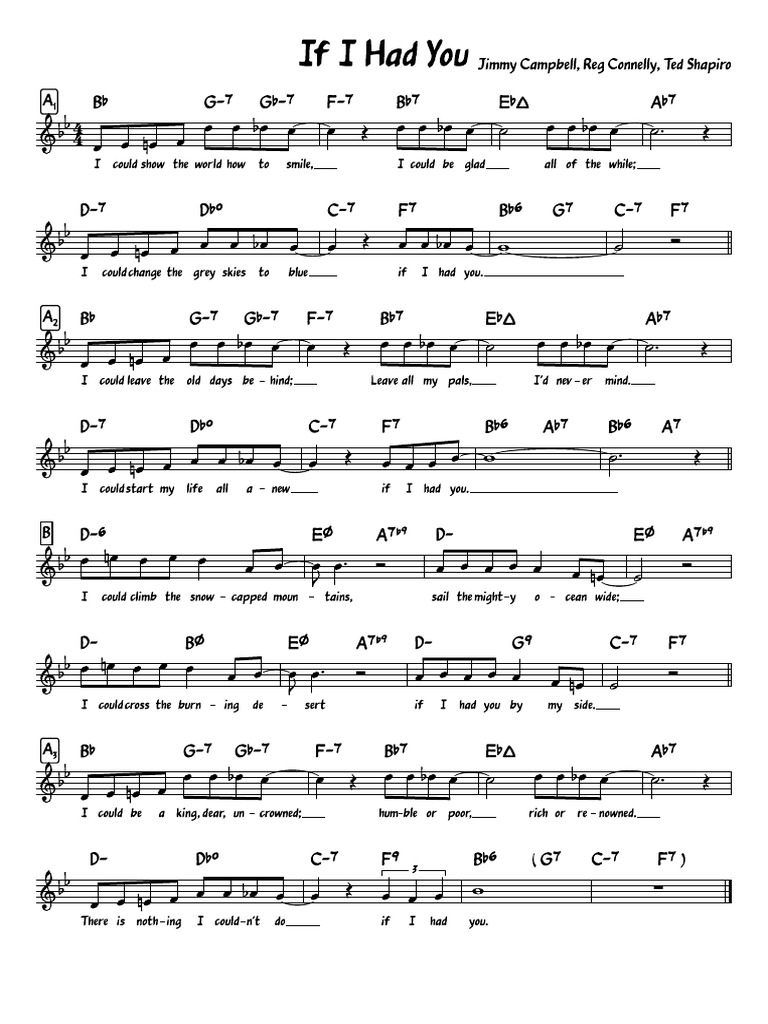 If I Had You | PDF