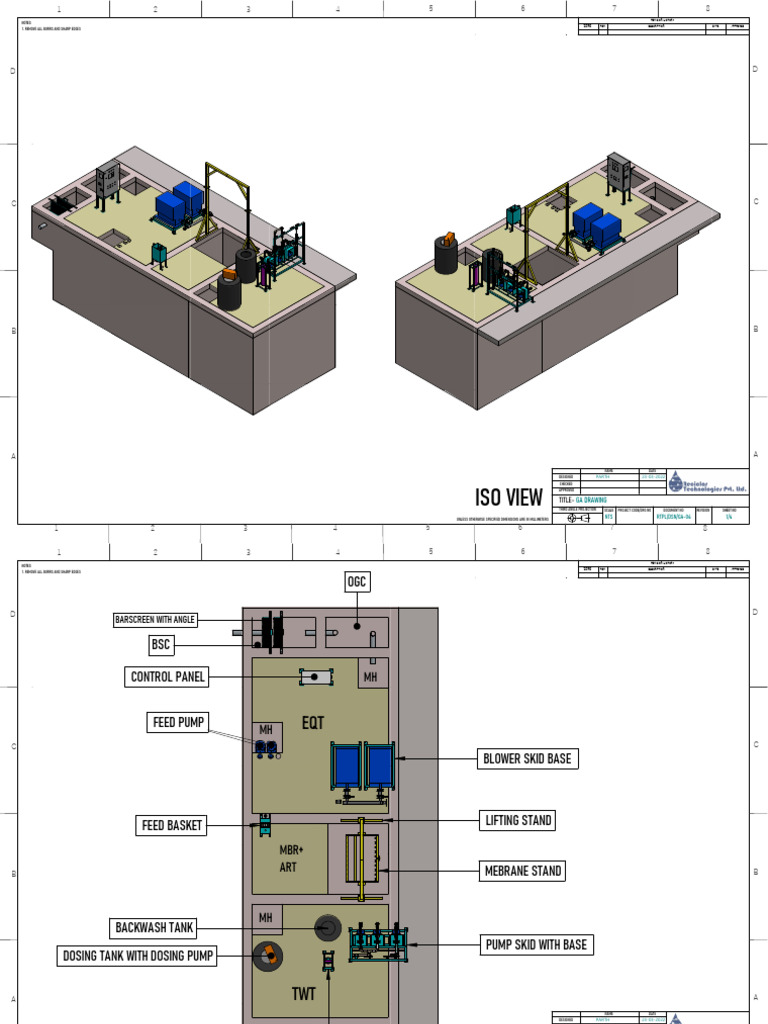 GA Drawing for Project RTPL/DSN/GA-04 | PDF
