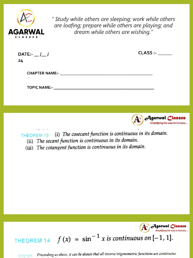 Continuity Interval Lec 2 | PDF