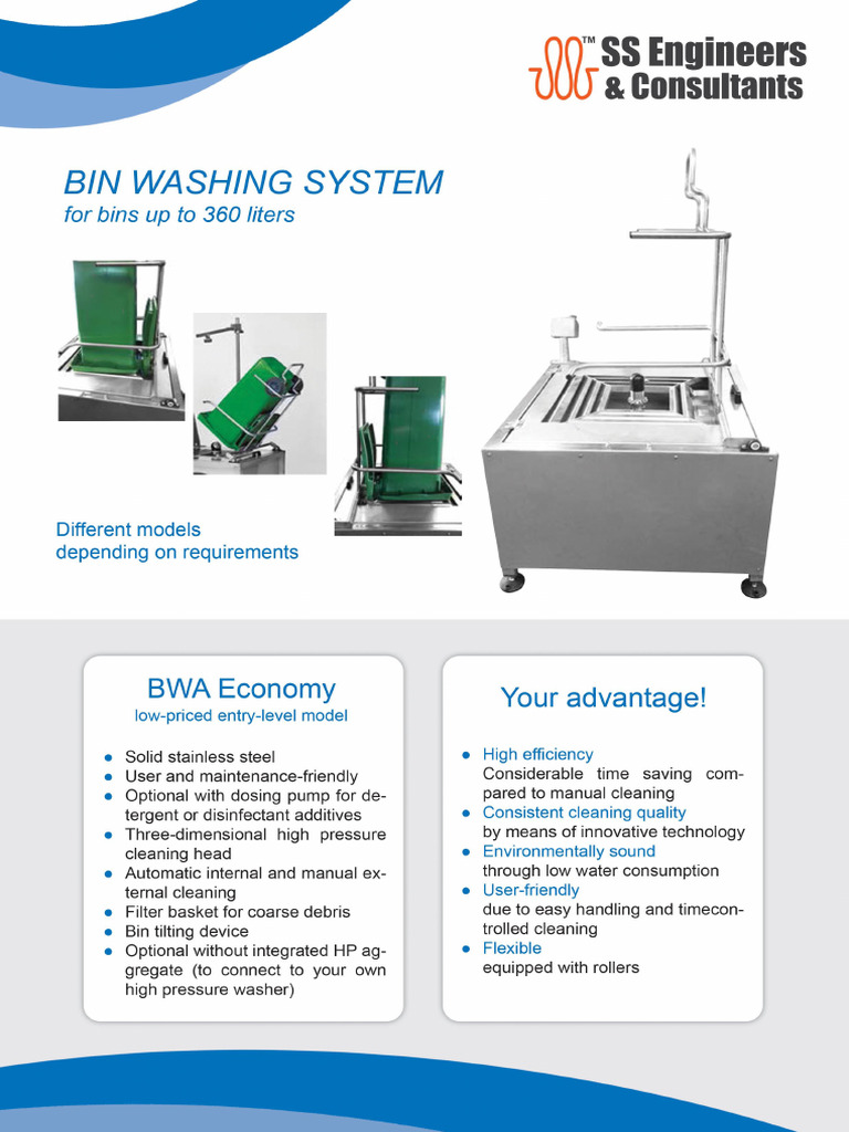 Bin Washing System | PDF