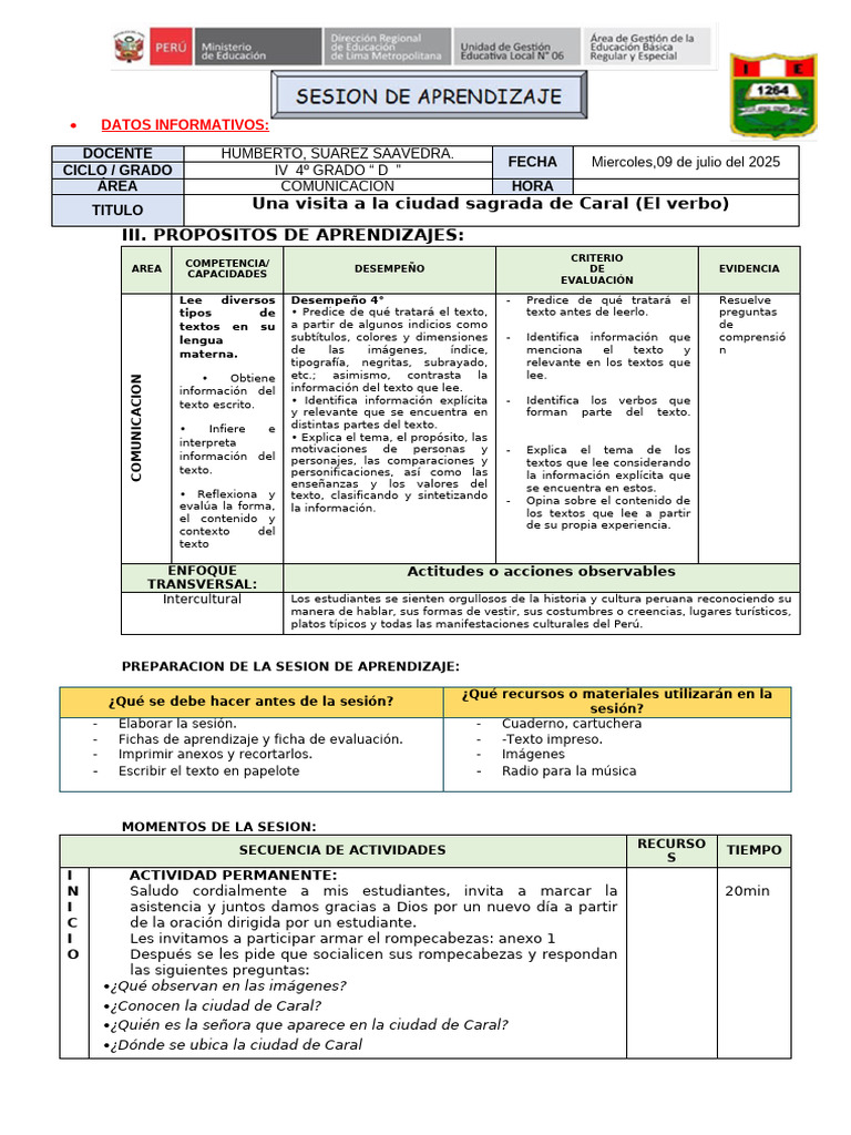 Sesion de Comunicacion 08 - 07 | PDF
