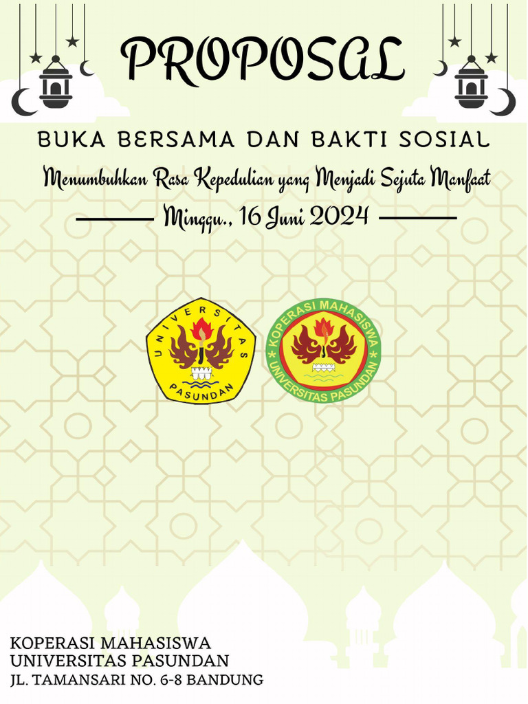 Buka Bersama dan Bakti Sosial Unpas 2024 | PDF
