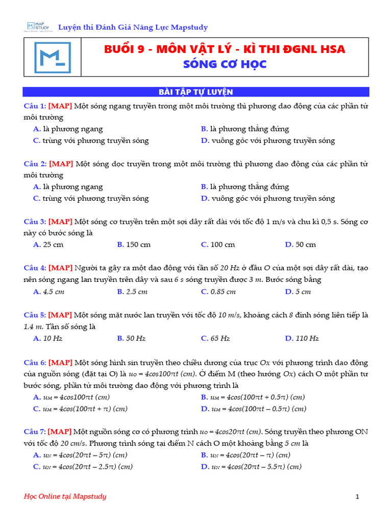 Tai Lieu Buoi 9 Bai Tap Ve Nha | PDF