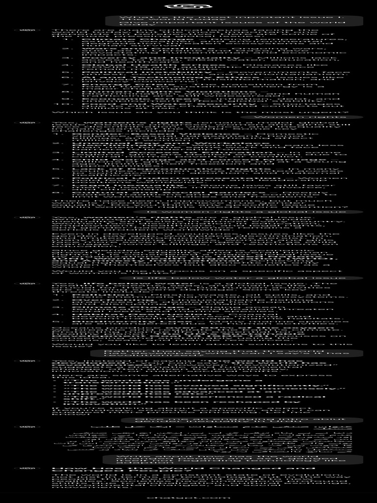 Global Issues Overview | PDF