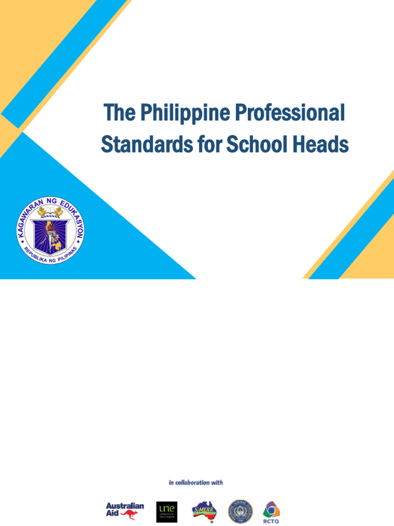 Philippine Standards for School Heads | PDF | Teachers | Educational ...