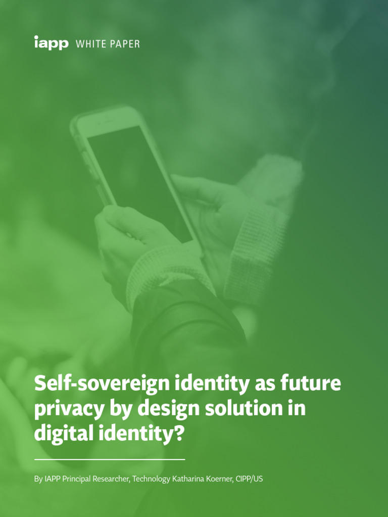 Self Sovereign Identity Whitepaper | PDF | Privacy | Crime Prevention