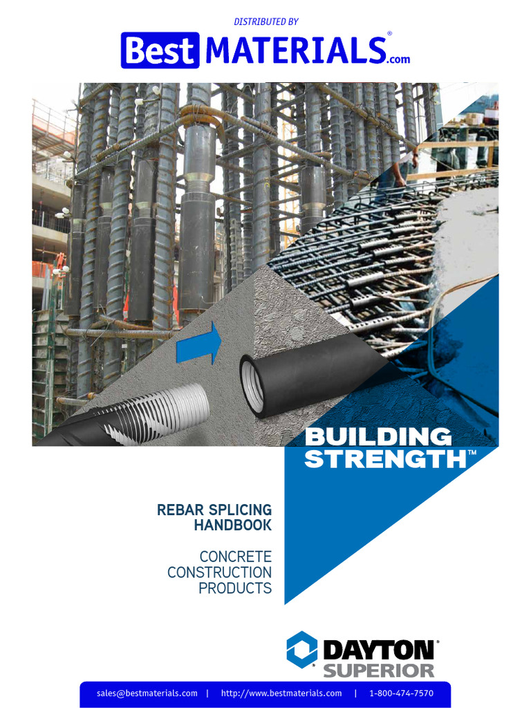 Dayton Rebar Splicing Handbook | PDF | Materials | Mechanical Engineering