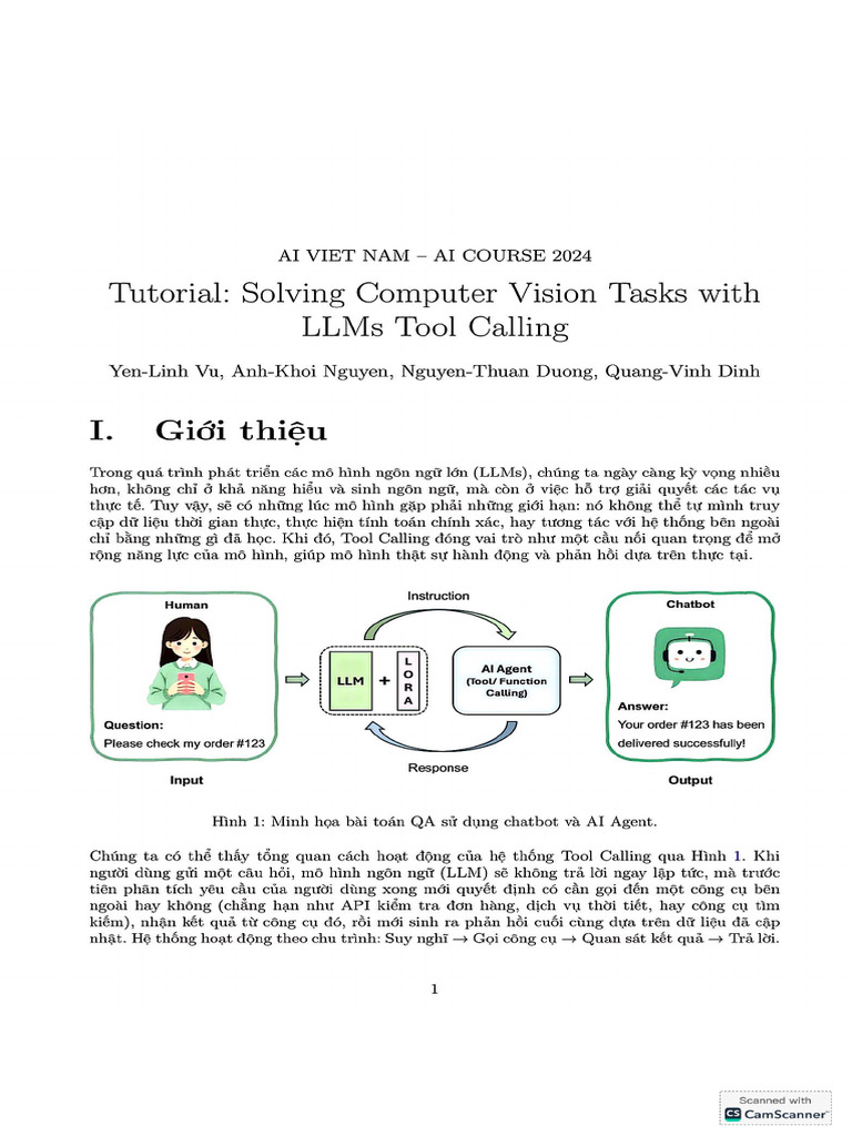 AI AGENT Dùng Tool Calling | PDF