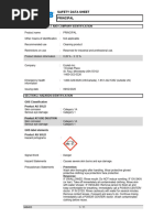 Kay-5 Sanitizer/Cleaner Safety Data Sheet | PDF | Toxicity | Dangerous ...
