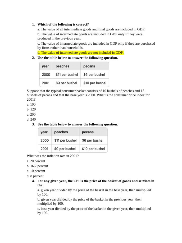 Economics MCQ Questions | PDF | Fiscal Multiplier | Gross Domestic Product