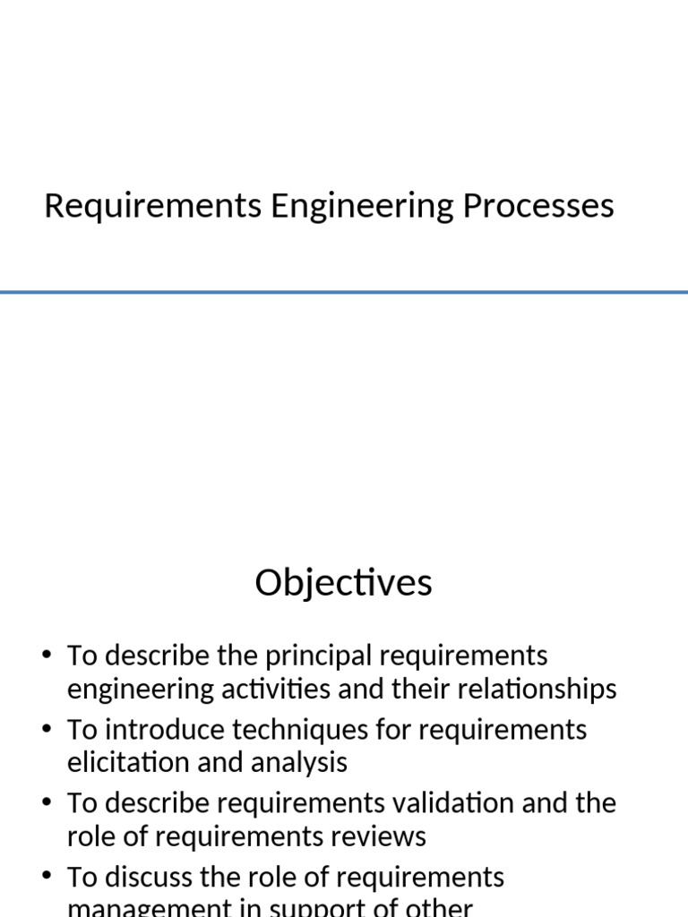 Lecture 3 - Requirements Engineering Processes | PDF | System | Use Case