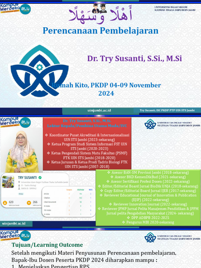 #Perencanaan Pembelajaran PKDP 2024 | PDF