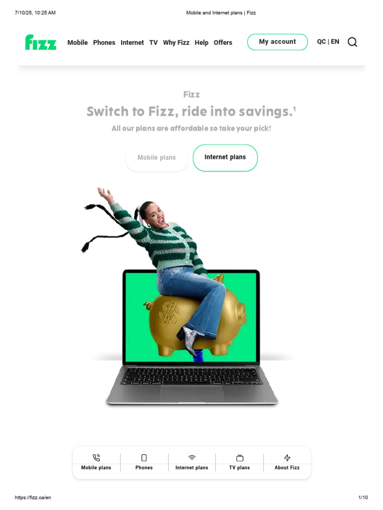 Mobile and Internet plans _ Fizz | PDF