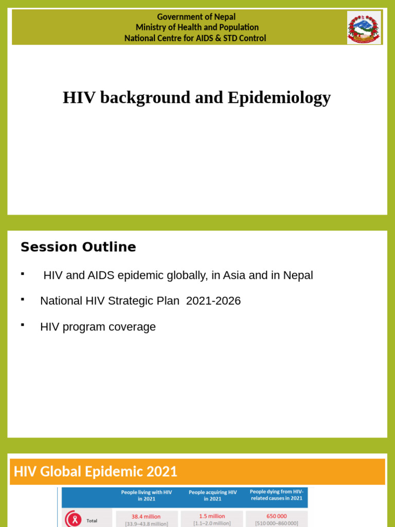 1 HIV Epidemiology 2023 - CMT 2 | PDF | Epidemiology Of Hiv/Aids ...