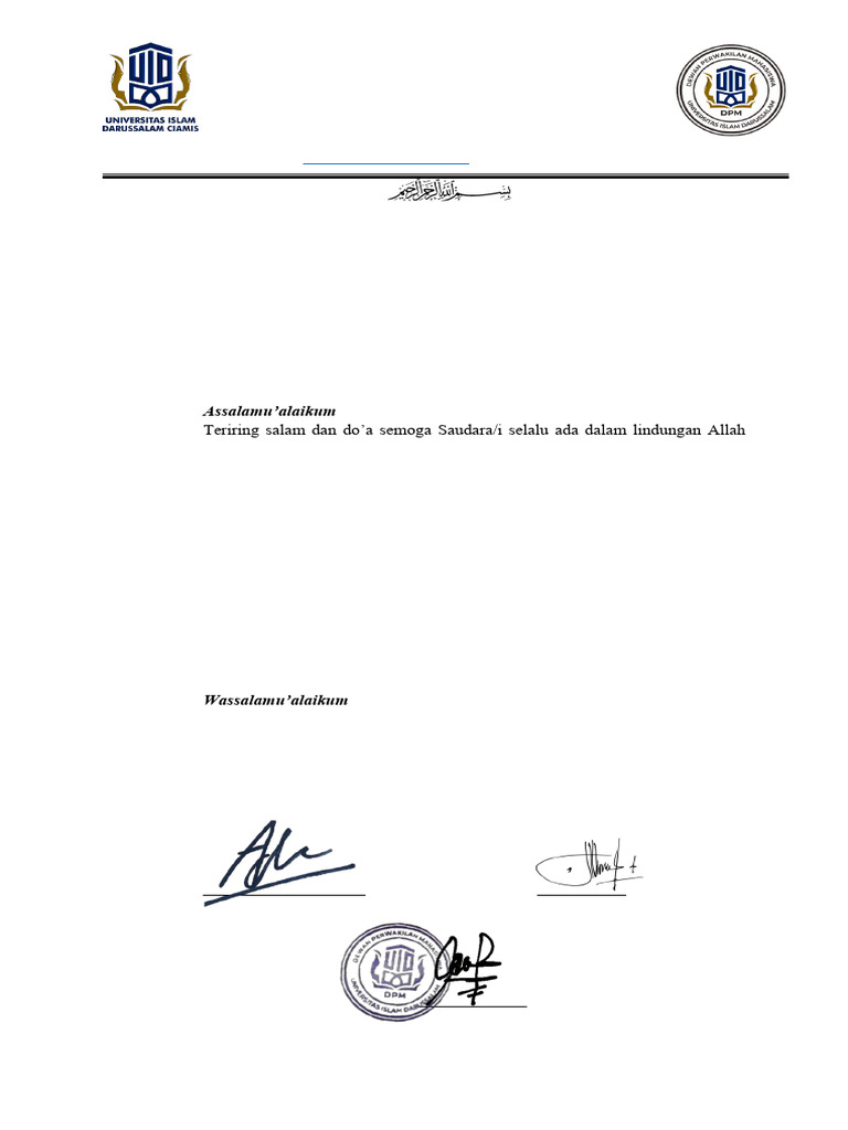Undangan Makrab KM UID Ciamis 2025 | PDF