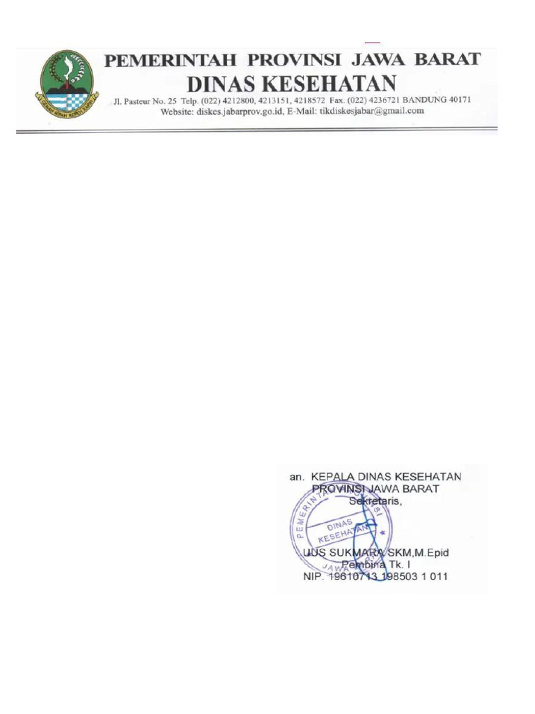 Surat Keterangan STR Fisioterapi Jabar | PDF