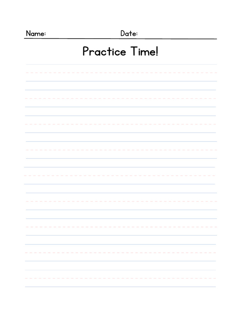 Positive Affirmation Handwriting Practice | PDF