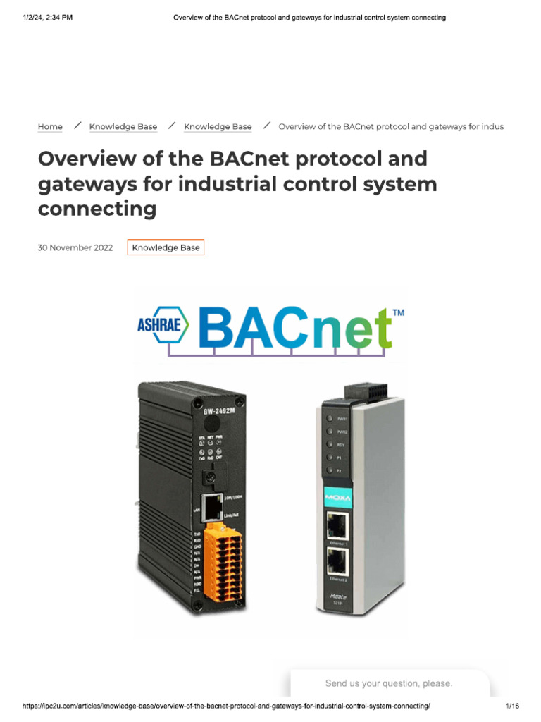 BACNET | PDF