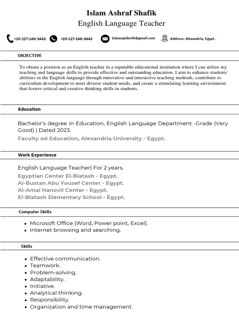 CV Islam Ashraf Shafik - 20240701 - 140754 - 0000 - 24070 - 241001 ...