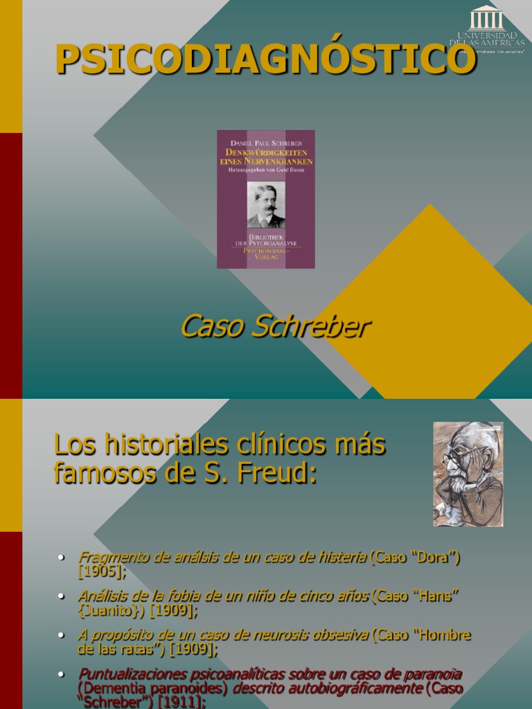 Análisis del Caso Schreber en Psicoanálisis | PDF | Sicología ...