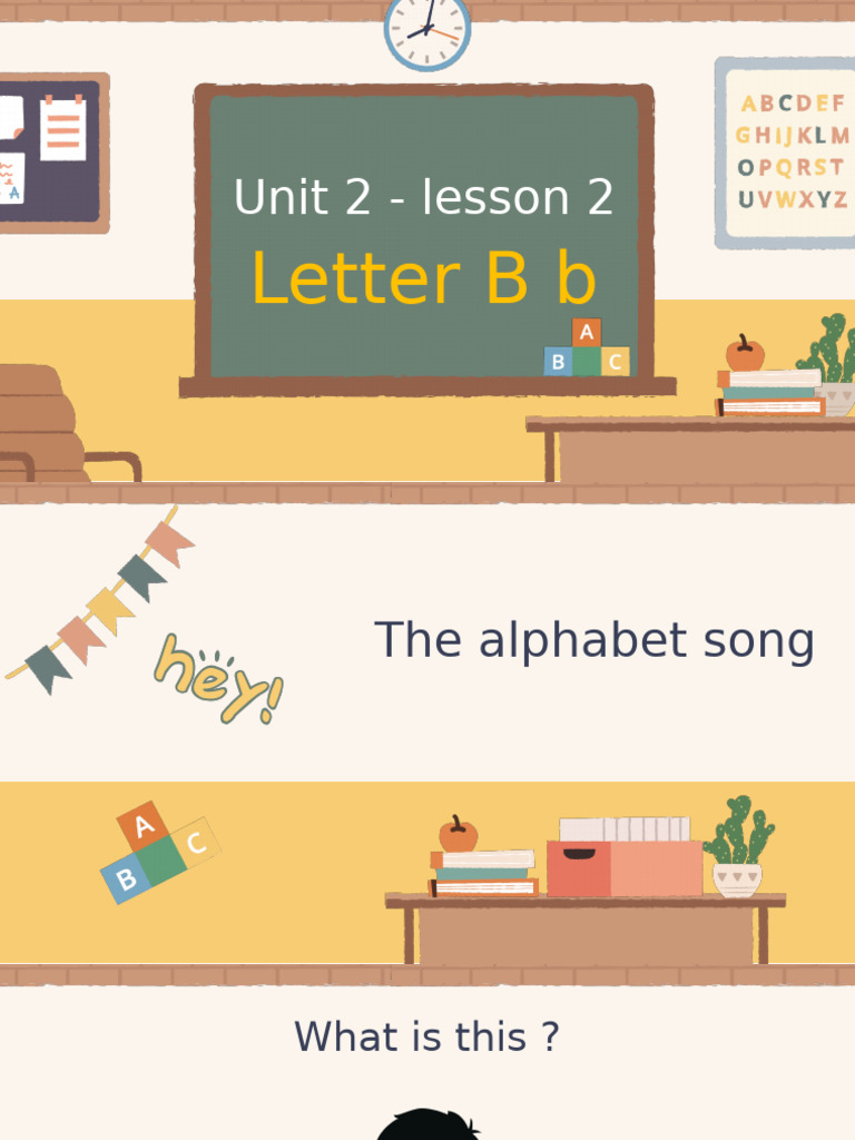 Letter B - Lesson 2 | PDF