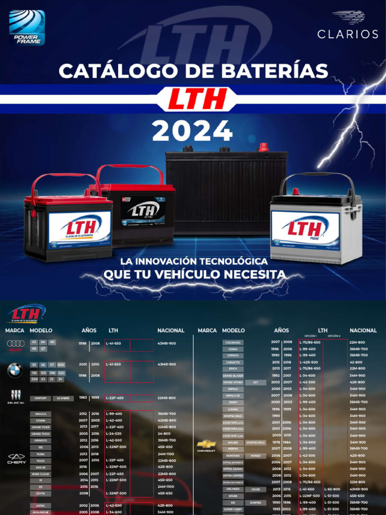 Catalogo LTH 2024 - Digital | PDF | Chevrolet | Industries