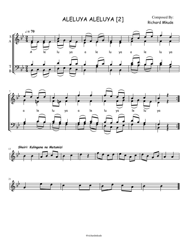 Aleluya Aleluya 2 | PDF